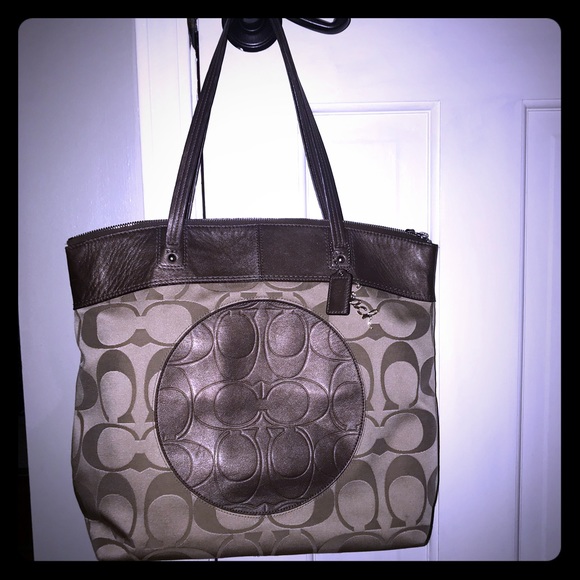 Coach | Bags | Coach Laura Totebronze | Poshmark